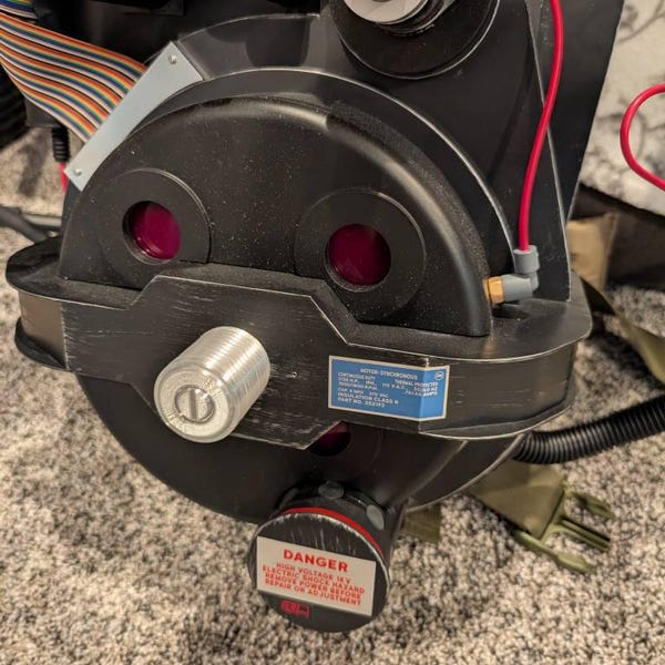 Spirit Life Size Proton Pack (2023) Shock Mount Bumper (bellows ...