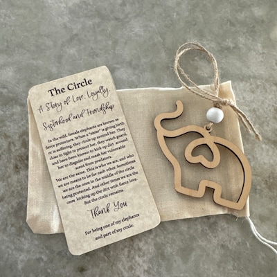 The Circle A Story of Love and Loyalty Elephant Ornament Gift ...