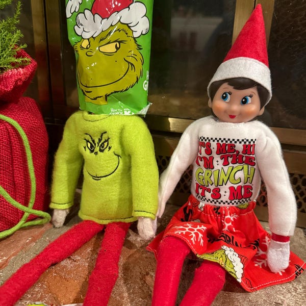 Green Elf Pants, Elf Skirt,12 Inch Elf Doll, Christmas Doll - Etsy
