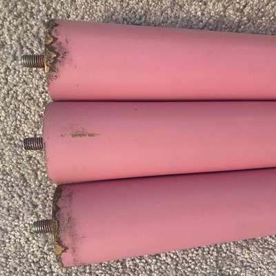 Round Bedside Table Pink and Navy. Colourful Cute Design - Etsy