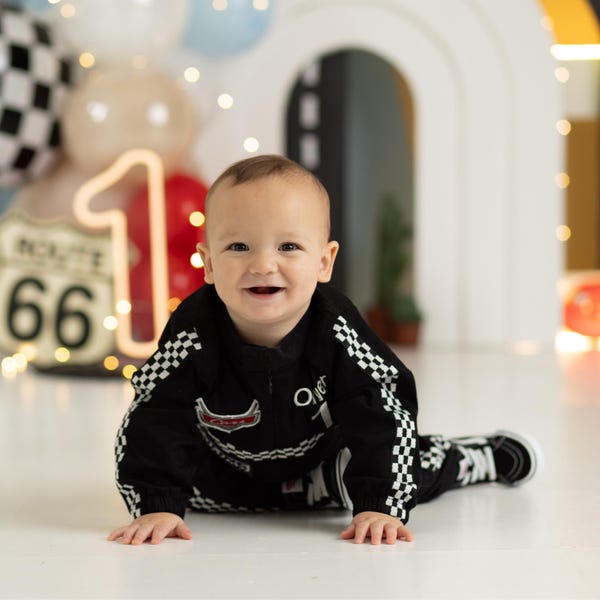 Fast One Birthday-race Car Birthday -two Fast Birthday Custom Race Suit ...
