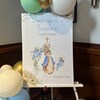 Blue Peter Rabbit Christening Welcome Sign Christening Decoration Boys ...
