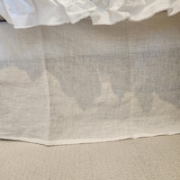 Raspberry Linen Bedding Set 1 Duvet Cover and 2 Pillowcases Softened ...