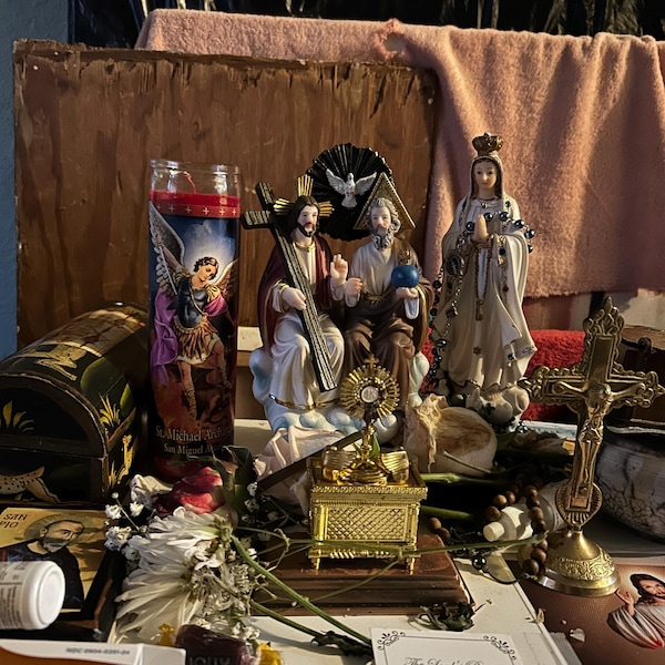 SANTISIMA TRINIDAD Statue Holy Trinity Statue Catholic Jesus Holy ...