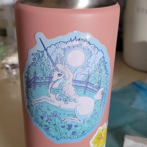 Jumbo 4 Inch TLU the Last Unicorn Pastel Pink Center Head | Etsy