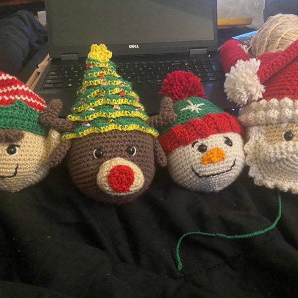 Crochet Christmas Baubles Instant PDF Digital Pattern - Etsy