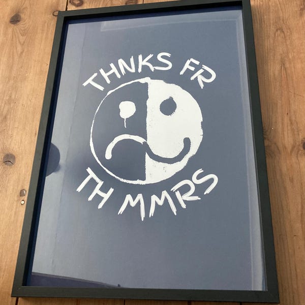 LCD Soundsystem 'all My Friends' Lyrics Wall Print | Indie Sleaze Music ...