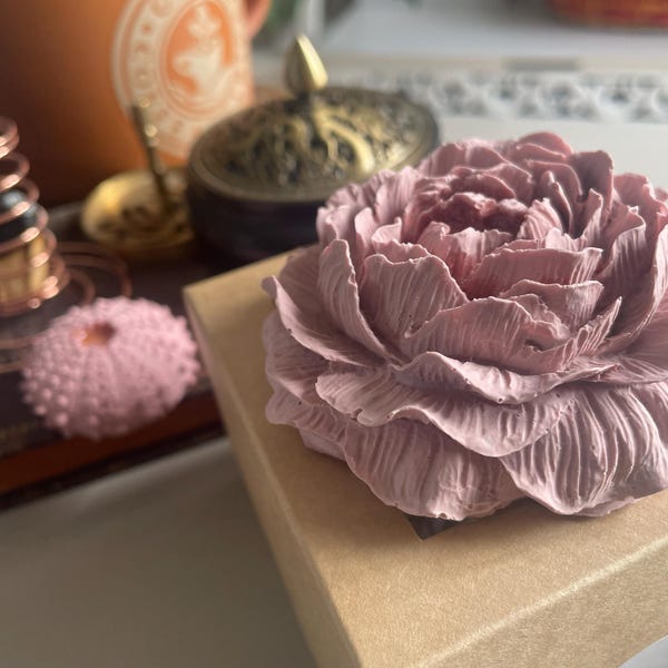 Stone Oil Diffuser, Flower Shape Diffuser, Essential Oil Diffuser ...