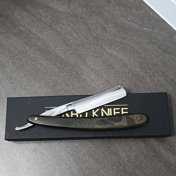 Golden Straight Razor Necklace Barber Wet Shaver Chain Stainless ...