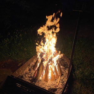 Vertical Fire Pit Stand Small Trivet Dutch Oven Stand - Etsy