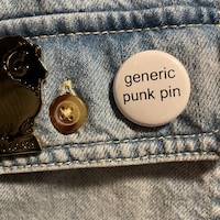 Generic Punk Pin Pinback Button or Magnet 1 or 1.5 Inch Great for ...