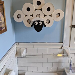 Wave Toilet Paper Holder Toilet Tissue Shelf Wall Rack Bathroom Tissue ...