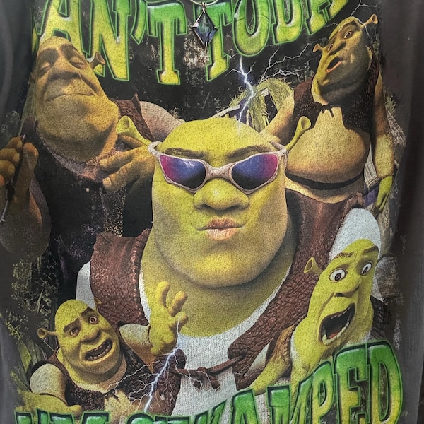 Funny Shrek Meme Shirt: Can't Today I'm Swamped - Etsy