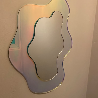 MINI Small Wiggly Life Reflector Wavy Acrylic Mirror Wiggly Mirror ...