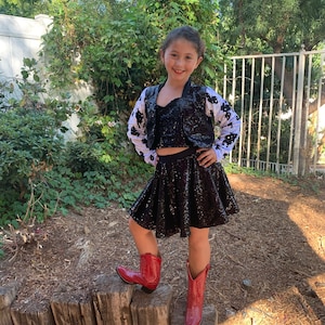Girls Selena Inspired Cowboy Outfit - Etsy