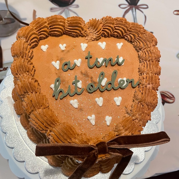 Elongated Acrylic Cross Cake Charm | Slim Cross Baptism Cake Charm ...