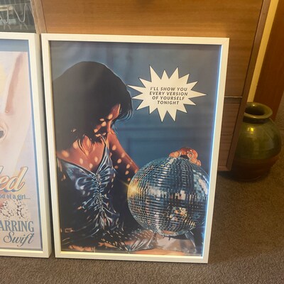 Taylor Swift Mirrorball Poster Disco Print Shining Just for - Etsy