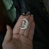 Lady Riding the Moon Lead Free Pewter Pendant Necklace - Etsy Canada
