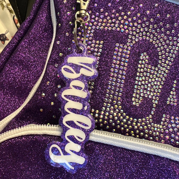 Glitter Personalized Name Keychain - Glitter Keychain - Name Keychain ...