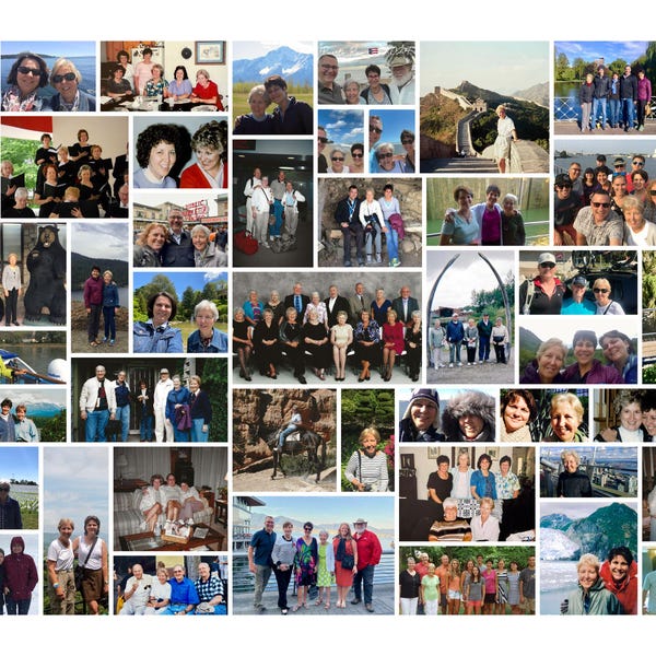 Printable Collage Poster Canva Template Custom Birthday Photo Collage ...