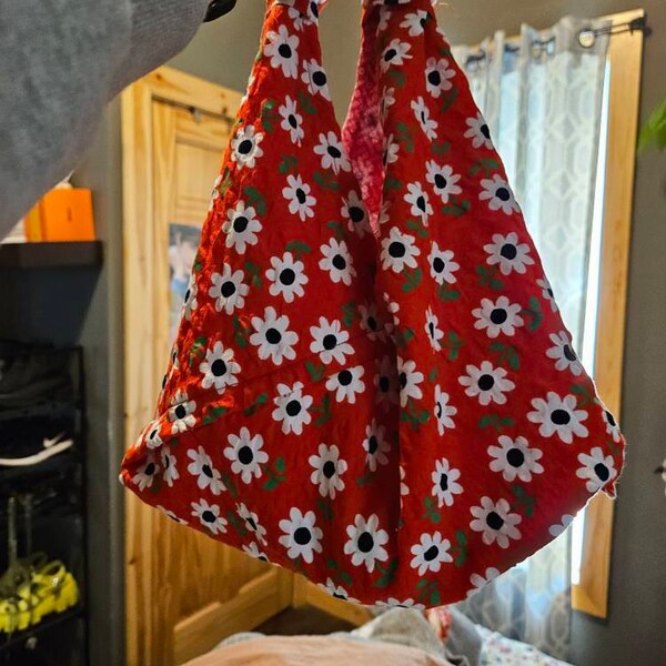 Reversible Tote Bag PDF Sewing Pattern and Manual / Small Easy Tote Bag ...