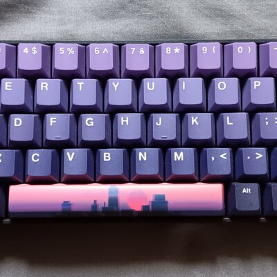 Cute Uwu Rose Gold Metal Artisan Keycap Custom Mechanical Keyboard Cute ...