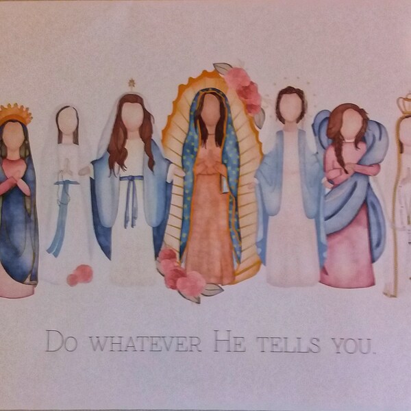 Custom Saint Print | Saint Print | Saint Card | Catholic Gift - Etsy