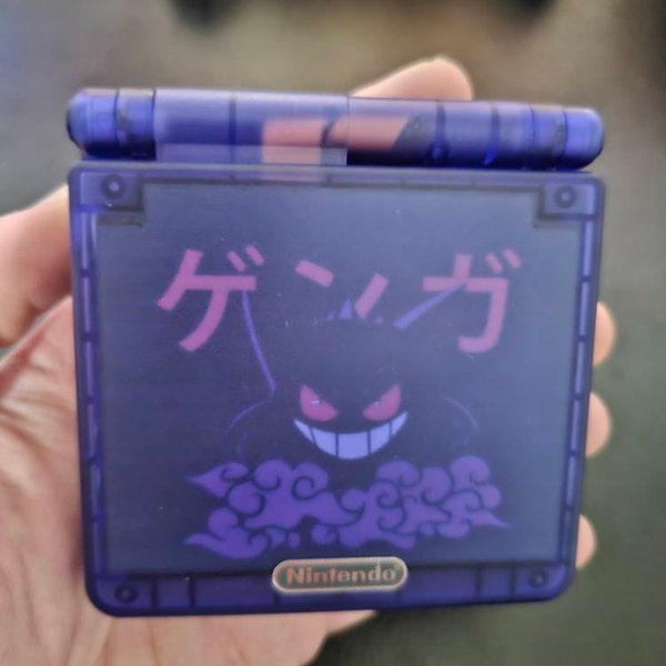 Modded Gengar Gameboy Advanced SP Console GBA IPS Display - Etsy