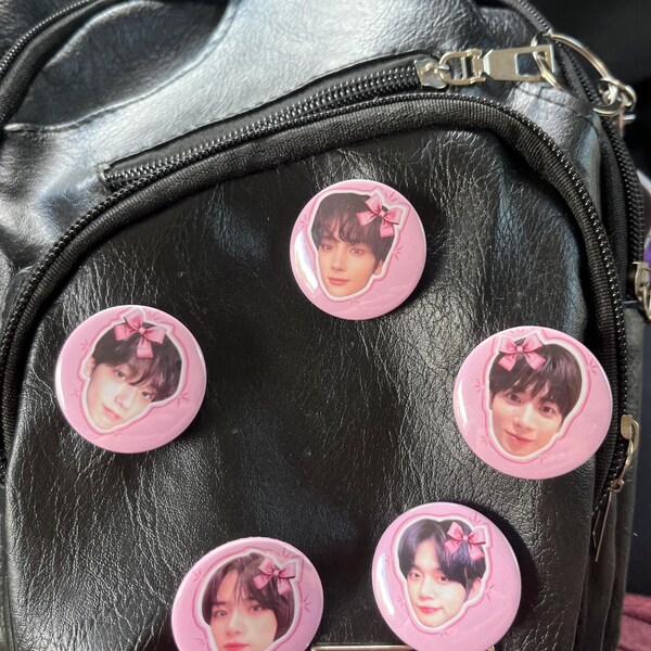 TXT Bow Buttons - Etsy