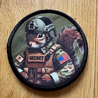 Do Not Pet the Fart Squirrels Morale Patch Hook and Loop Custom Patch 2x3 Made in the USA - Etsy