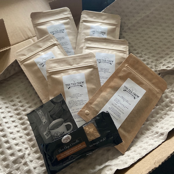 Green Loose Leaf Tea Sampler Six Premium Tea Samples the Tea Crew - Etsy