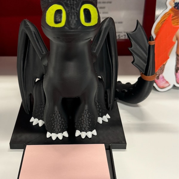 Toothless Desk Ornament (3, 6, and 9” Inch Options) - Etsy