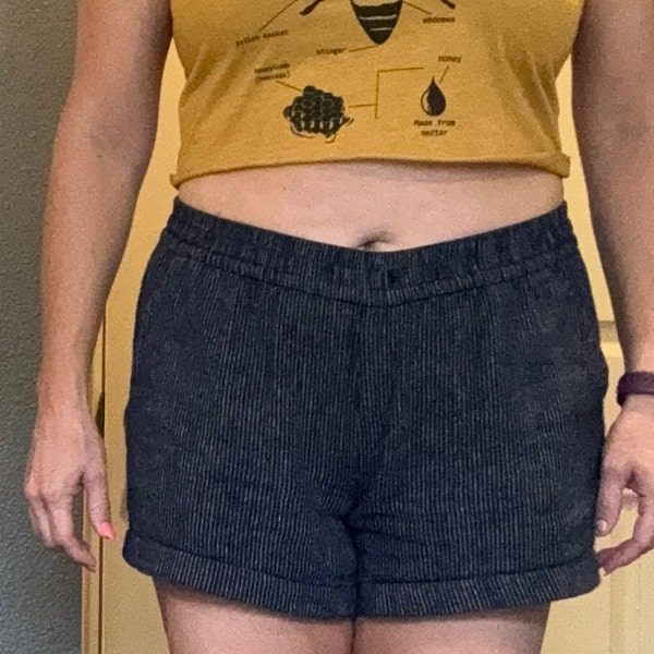 Great White Shark Anatomy Crop Top, Great White Shark Crop Top, Ladies ...