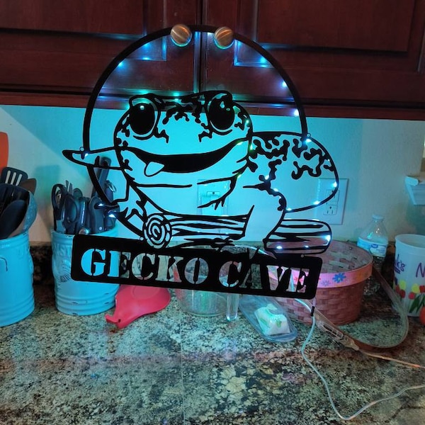 Custom Logo Design Metal Wall Art LED Light - Personalized Business ...