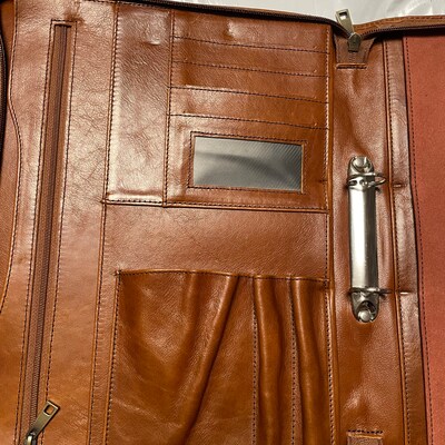 Pink Portfolio for Women, 3 Ring Binder Custom Portfolio With Name Logo ...