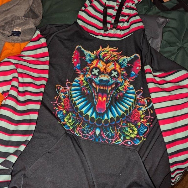 Punk Rock Skeleton on Computer Sticker, Cyberpunk Skeleton With Tech ...