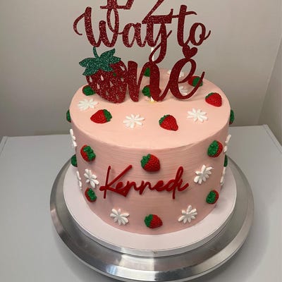 Baby in Bloom Cake Charm Floral Baby Shower Decorations Baby Shower ...