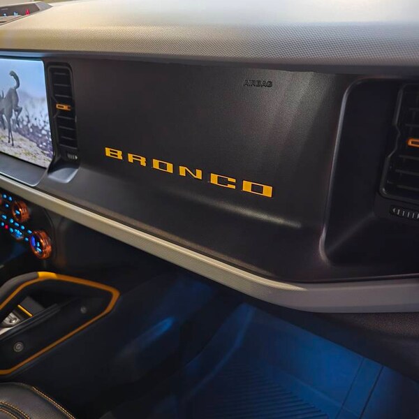 Bronco Trail Sight Inlay Stripe Decal Graphics Overlay for 2021, 2022 ...