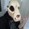 Wolf Skull Mask Full Bone Painted - Etsy UK