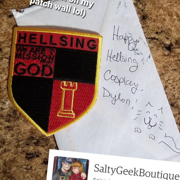 Hellsing Shield Cosplay Patches, Qty 2 - Etsy
