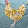 Chicken, 12 Inch Foundation Quilt Block Pattern From the Farm Animal ...