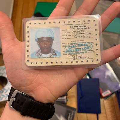 Tyler the Creator Call Me If You Get Lost Id Double Sided Laminated ...
