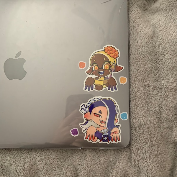 SPLATOON 3 Shiver and Frye Deep Cut Idol Vinyl Stickers | Waterproof ...
