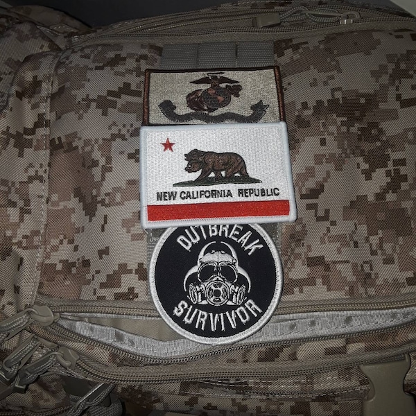 Fallout Inspired NCR Style Patch With 2.5"x3.5" Hook and Loop Backing ...