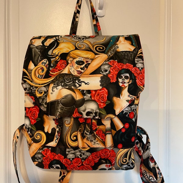 Frida La Catrina Alexander Henry Fabric Frida Flowers Mexican Yard or ...