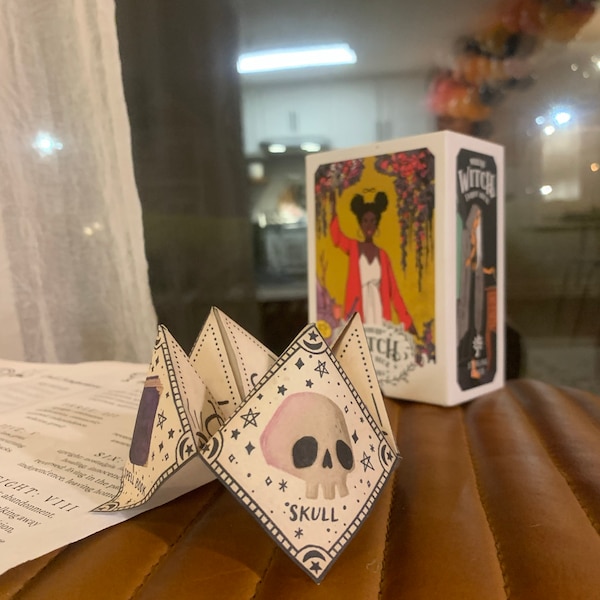Fortune Teller Printable - Mystic Mood | Cootie Catcher, Digital ...
