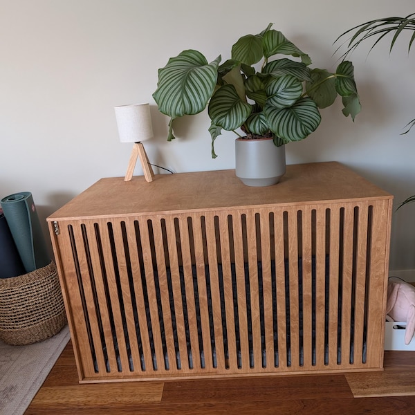 Lumio II XXL Pet House, Modern Dog House, Dog Bed, Wooden Pet House ...