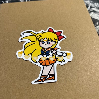Sailor Moon Chibi Stickers Mercury, Mars, Jupiter, Venus, Chibiusa ...