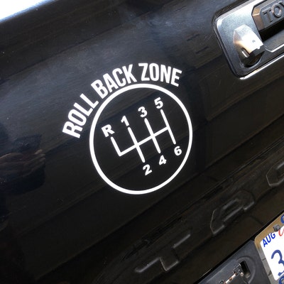 6 Speed Gear Roll Back Zone Stick Shift Manual Shift Diagram Car/truck ...