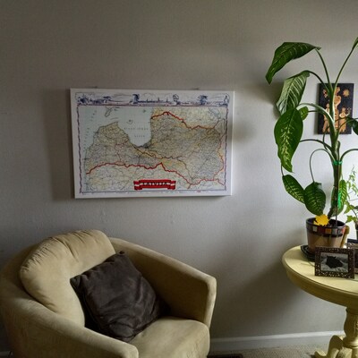 Charlotte County Virginia Map 1864 Old Map of Charlotte County Virginia ...